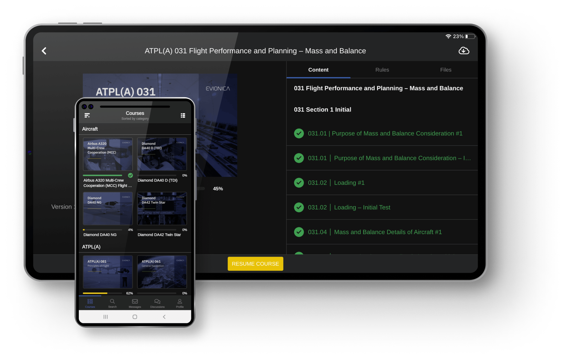 Evionica — Learning Management System (LMS)